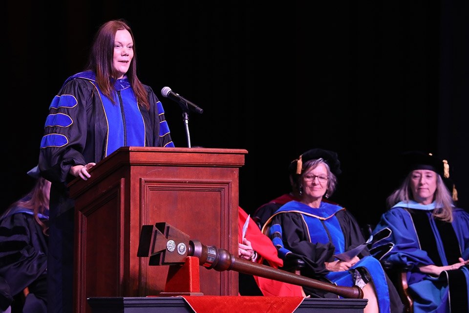 Mansfield Convocation Speaker Talks About Finding Joy | Commonwealth ...
