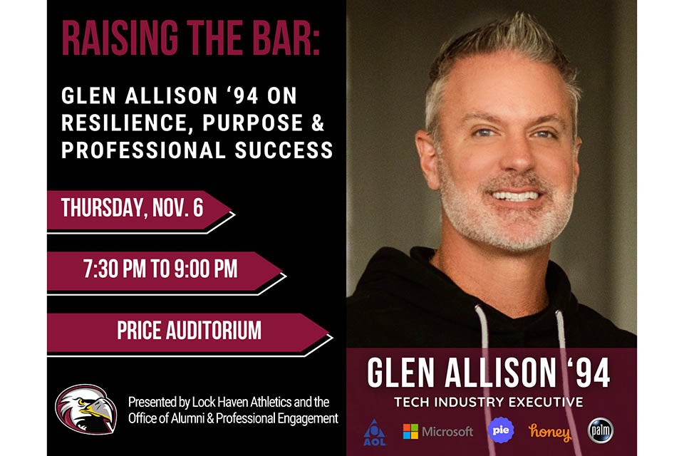 Lock Haven Alumnus and Tech Industry Leader Glen Allison '94 to Give ...