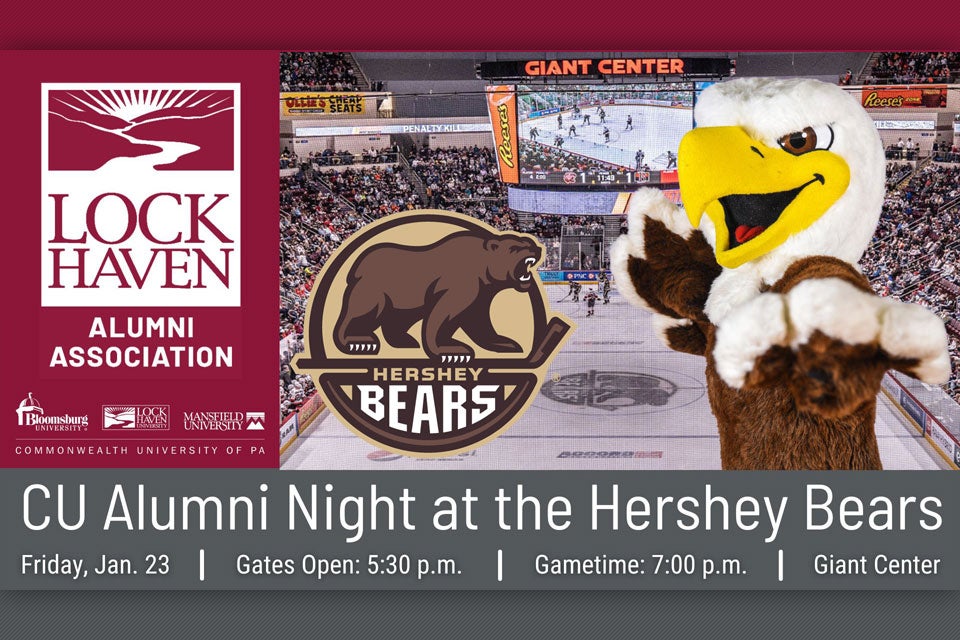 Lock Haven Alumni Night at the Hershey Bears | Commonwealth University