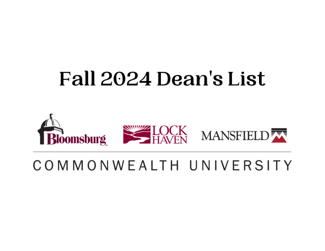 Commonwealth University-Bloomsburg announces Fall '22 Dean's List | Commonwealth University